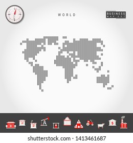 486 World map lines vertical Images, Stock Photos & Vectors | Shutterstock