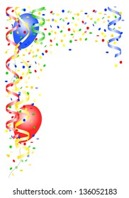 Vertical Party Background Stock Illustration 136052183 | Shutterstock