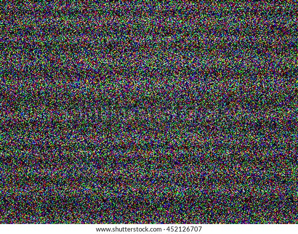 Vhs Glitch Texture Stock Illustration 452126707