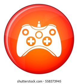 Video Game Controller Icon Red Circle Stock Illustration 558373945 ...
