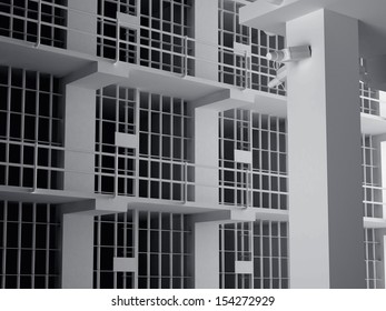 View Inside Brick Jail Cell Iron Stock Illustration 154272929 ...