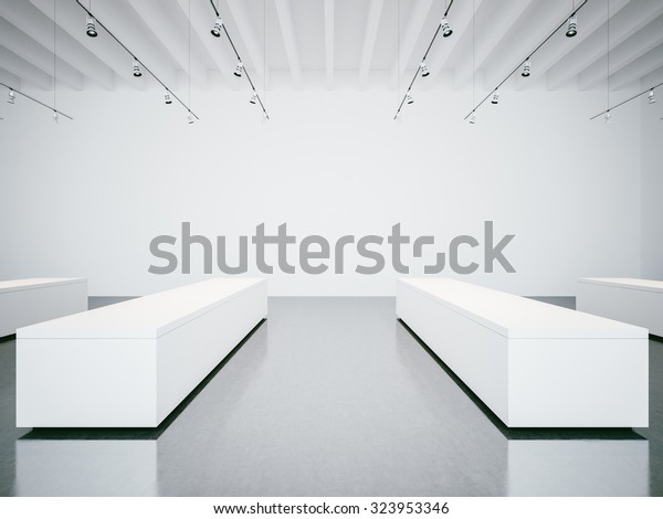 View On Open Space Gallery 3d Stock Illustration 323953346 | Shutterstock