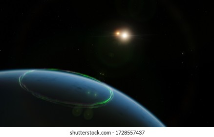 View Orbit Alien Planet Double Star 库存插图 1728557437 | Shutterstock