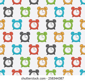 Vintage Clock Pattern Stock Illustration 258344387 | Shutterstock