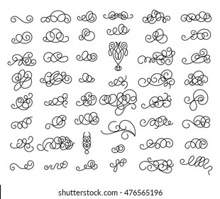 Vintage Decor Elements Wicker Lines Raster Stock Illustration 476565196 ...