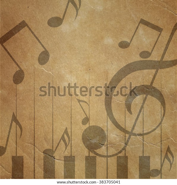 Vintage Old Paper Background Notes Grunge Stock Illustration 383705041 ...