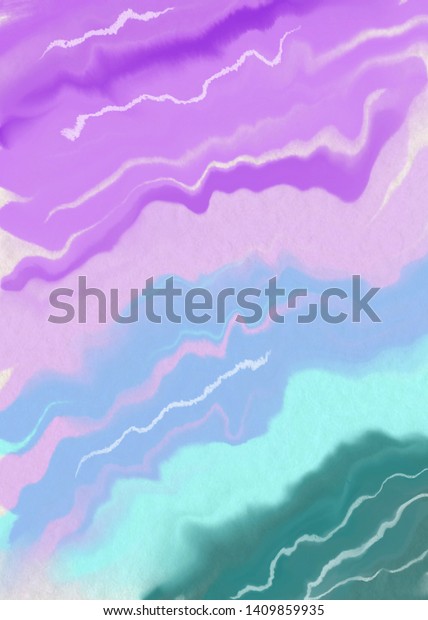 Violet Blue Stone Texture Fluid Art Stock Illustration 1409859935 ...