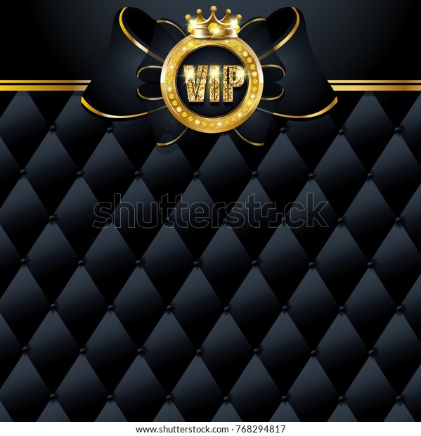 Vip Background Golden Elements Stock Illustration 768294817 | Shutterstock