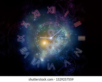 Virtual Clocks Faces Time Series Design Stock Illustration 1529257559 ...