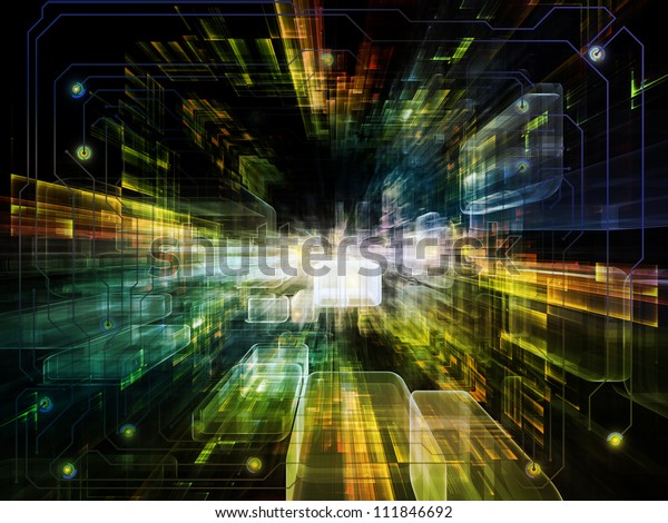 Virtual Construction Series Background Design Rectangular Stock ...