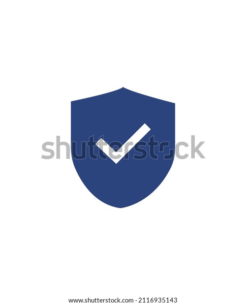 Virtual Shield Icon That Can Be Stock Illustration 2116935143 ...