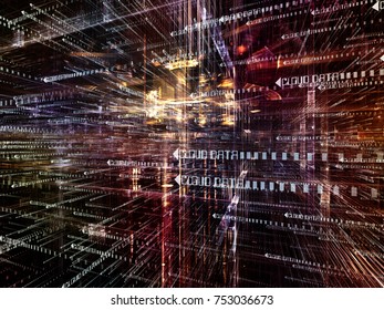 Virtual Space Series Background Design 3d Stock Illustration 753036673 ...