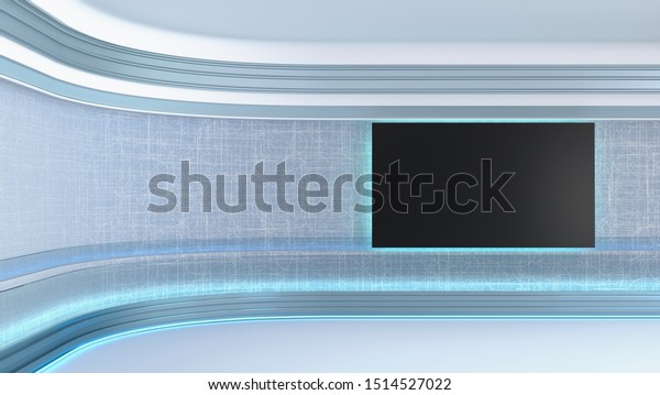 Ilustración 3d de fondo de estudio virtual