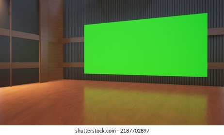 Virtual Studio Background Set Illustration Stock Illustration ...