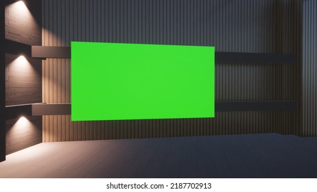 Virtual Studio Background Set Illustration Stock Illustration ...