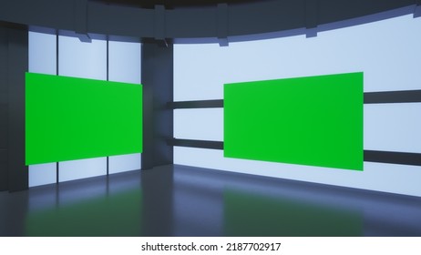 Virtual Studio Background Set Illustration Stock Illustration ...
