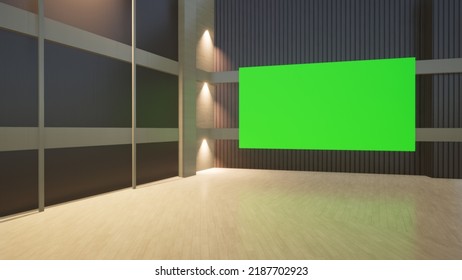 Virtual Studio Background Set Illustration Stock Illustration ...