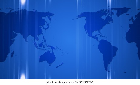 Virtual Studioworld Map Studio Background Stock Illustration 1401393269