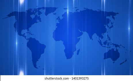 Virtual Studioworld Map Studio Background Stock Illustration 1401393275 ...