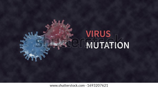 Virus Mutations Process 3d Illustartion New Stock Illustration ...