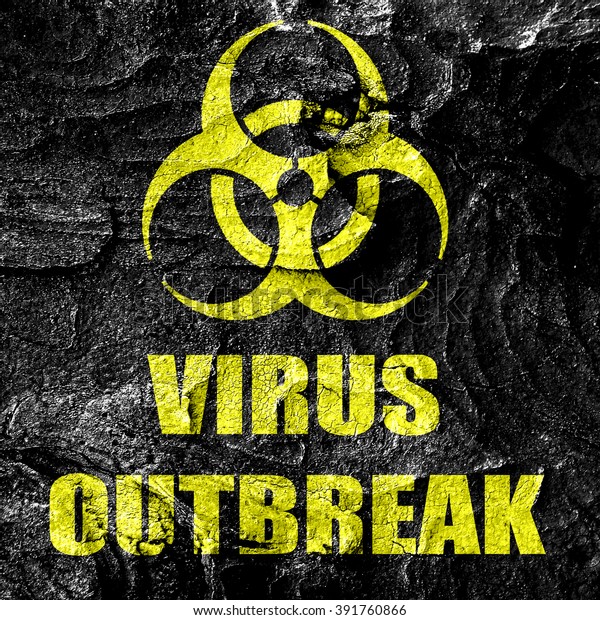 Virus Outbreak Concept Background Stock Illustration 391760866
