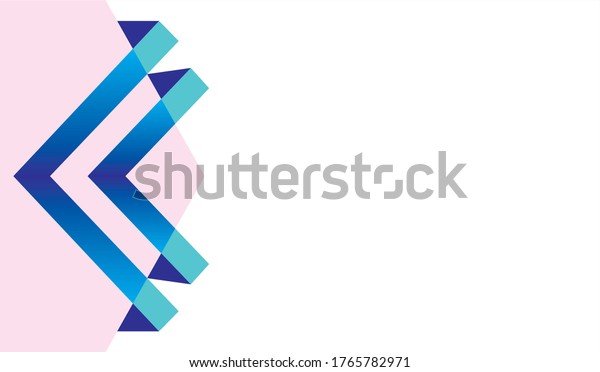Visiting Card Background Pink White Color Stock Illustration 1765782971 ...