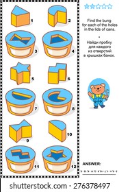 Visual Math Mechanics Puzzle Suitable Both Stock Illustration 276378497 ...