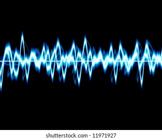 Visual Representation Soundwave Stock Illustration 6058114
