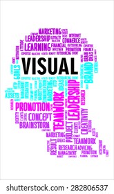 Visual Word Concept Head Shape Stock Illustration 282806537 | Shutterstock