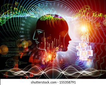 Visually Attractive Backdrop Made Human Feature Stock Illustration ...
