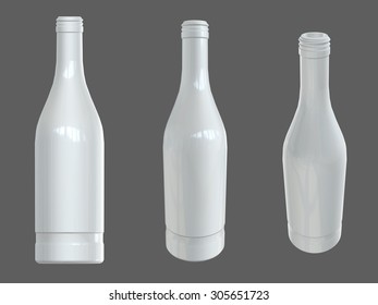 Plastic Bottle Set Design Flat Oil Stock Vector (Royalty Free) 1509525899
