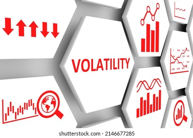Volatility Concept Cell Background 3d Illustration Stock Illustration ...