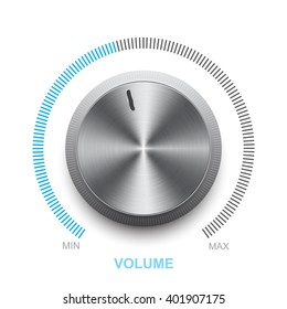 Vector Volume Control On White Background Stock Vector (Royalty Free ...