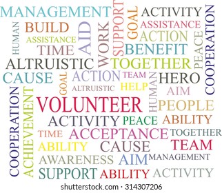 Volunteer Work Background Stock Illustration 314307206 | Shutterstock