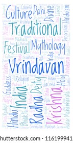 Vrindavan Rectangle Shape Word Cloud Stock Illustration 1161999415 ...