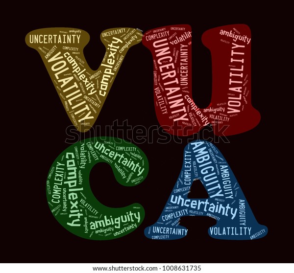 Vuca World Concept 스톡 일러스트 1008631735