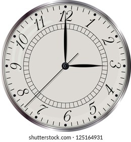 Wall Clock Raster Version Stock Illustration 125164931 | Shutterstock