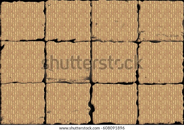 Wall Floor Tiles Design Square Pattern Stock Illustration 608091896 ...