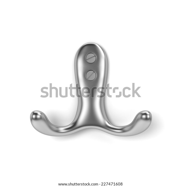 Wall Hook 3d Illustration Isolated On Stock Illustration 227471608 ...