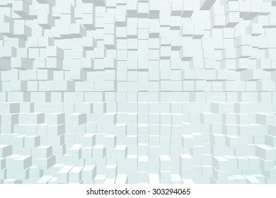 Wallpaper Background Effect 3d Block Style Stock Illustration 303294077
