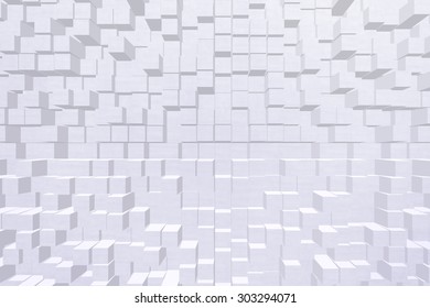 Wallpaper Background Effect 3d Block Style Stock Illustration 303294077