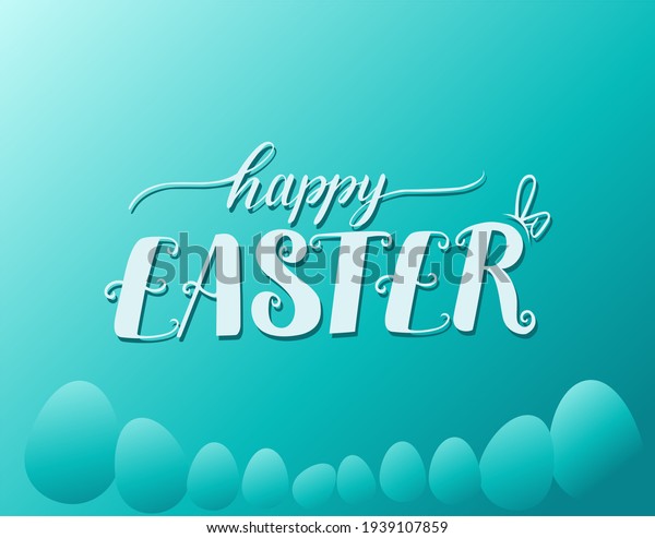Wallpaper Background Lightblue Color Easter Festival Stock Illustration ...