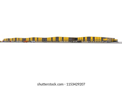Warehouse Complex 3d Rendering Stock Illustration 1153429204 | Shutterstock