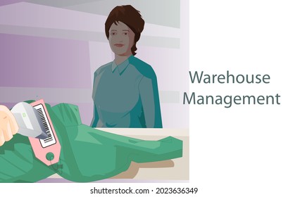 Warehouse Management Illustration E Learning Stock Illustration ...