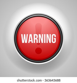 Warning Sign Button Stock Illustration 363643688 | Shutterstock