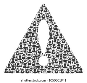 Warning Symbol Pattern Constructed Spy Elements 스톡 일러스트 1050501941 ...