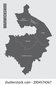 65 Warwickshire map Images, Stock Photos & Vectors | Shutterstock