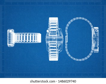 244 Smart watch blueprint Images, Stock Photos & Vectors | Shutterstock