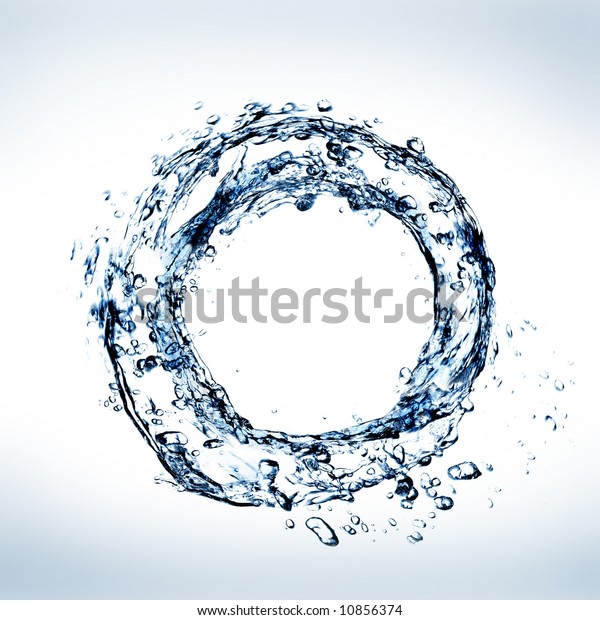 Water Circle Effect Stock Illustration 10856374