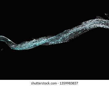 Water Flow 3d Rendering 스톡 일러스트 1359983837 | Shutterstock